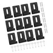 Chrome Gridwall Joining Clips - Grid Panel Joiner Connectors - 8 Pack ...