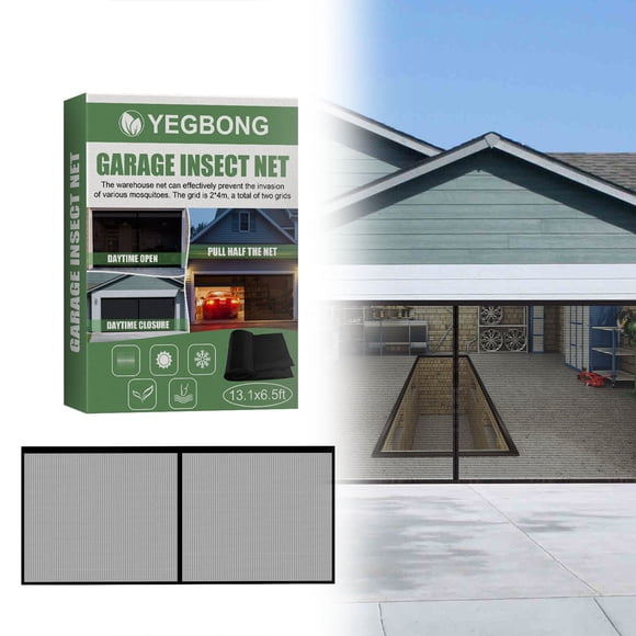 Double Garage Mesh Screen