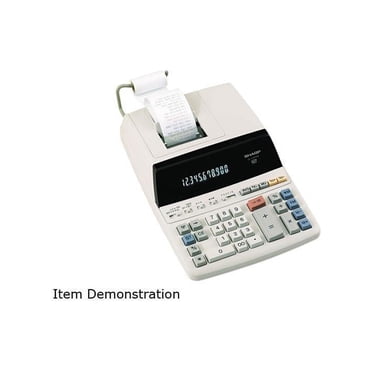 Sharp CS-2850A Two-Color Printing Calculator, Black/Red Print, 4.8 ...