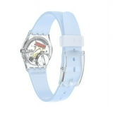 Swatch LK396 Women's Essentials Casual Blue Wrist Watch with Silicone ...