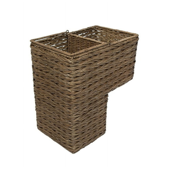 Kouboo Wicker Step Basket, Hand Woven Multi Storey House Staircase ...