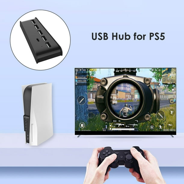 Adaptador de concentrador USB C puertos Edición Digital consola para PS5 | Bodega Aurrera en línea
