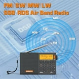 XHDATA D808 Portable Shortwave Radio, AM FM SW LW Air Band, SSB RDS ...