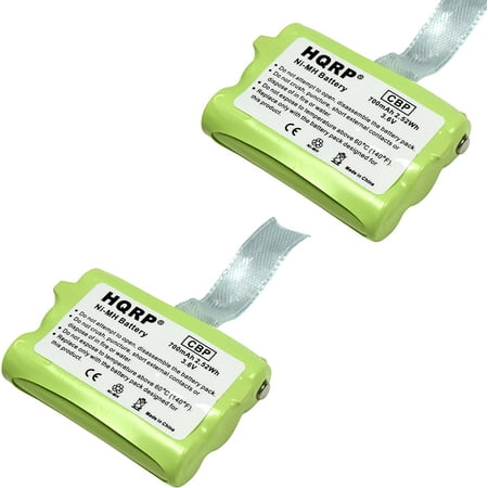 HQRP 2-Pack Cordless Phone Battery Works with AT&T / Lucent SKU 00578 ...