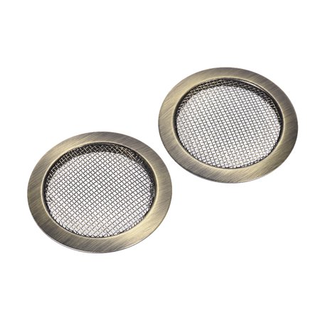 Labymos 2pcs Aeneous Screened Sound Hole Inserts for Dobro Resonator ...