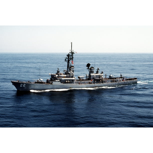 24x36 gallery poster, USS Benjamin Stoddert (DDG-22) 1983 - Walmart.com
