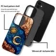 Case for iPhone 11,Bizarre Sun Moon Exquisitely Pattern Double ...