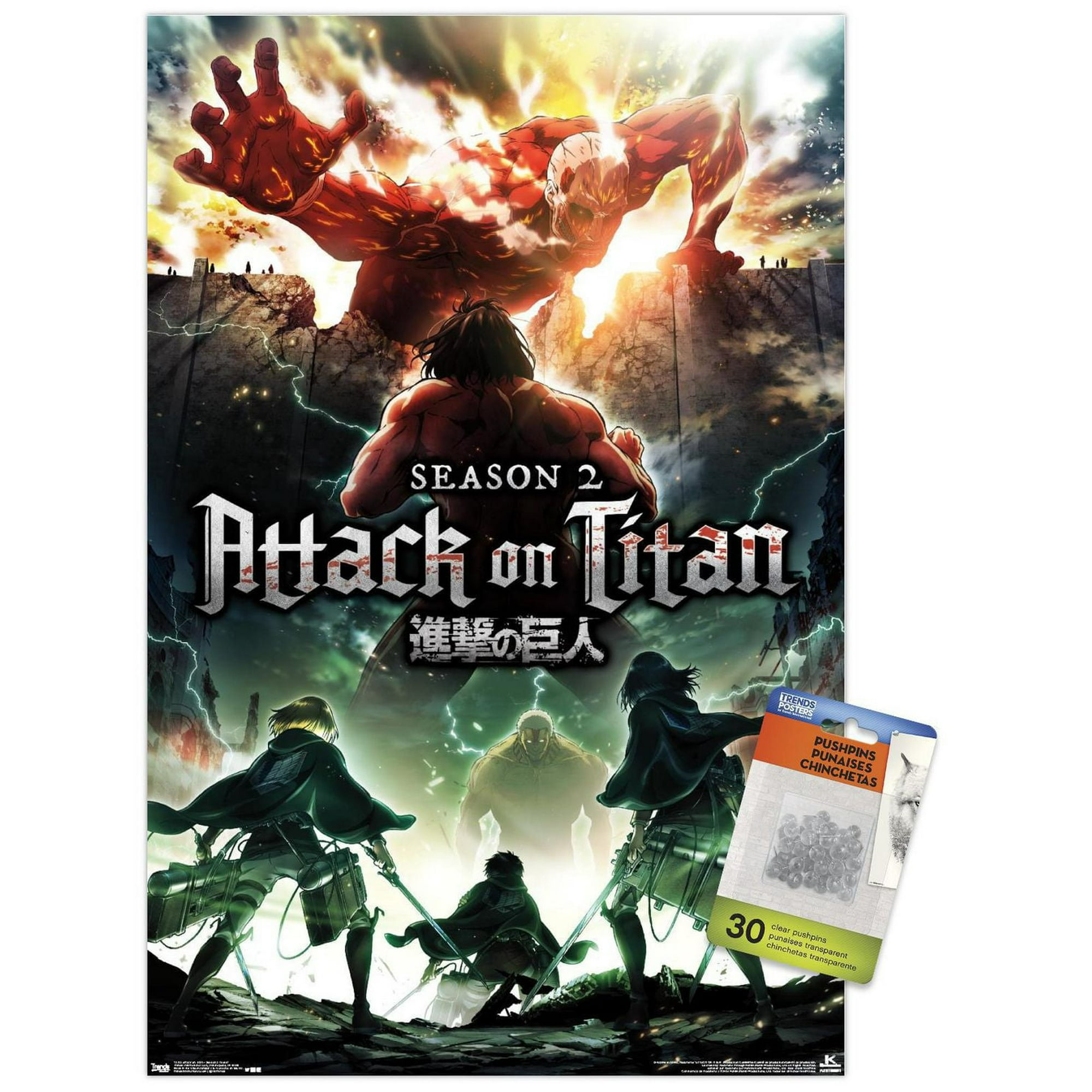 Click here for Trends International Attack On Titan - Season 2 Te... prices