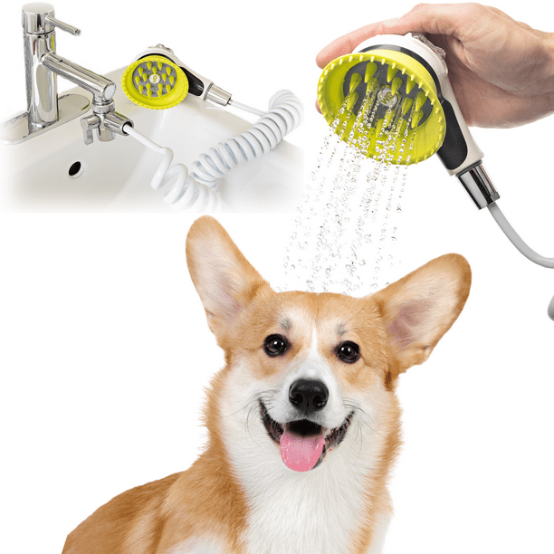 Wondurdog Indoor / Outdoor Dog Wash Kit for Sink Faucets and Garden ...