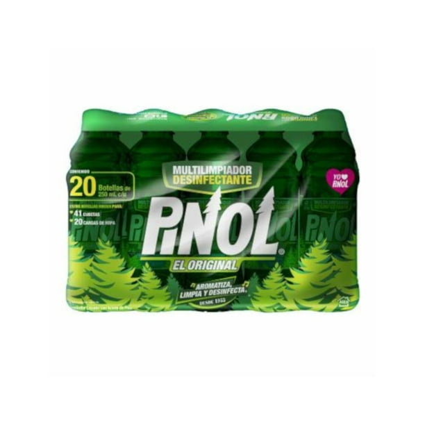 Pack de 20 Limpiador Pinol Regular 250 ml Pinol Regular | Bodega ...