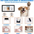Paw Print Kit for Dogs Cats, Pet Paw Print Frame Impression Kit with ...
