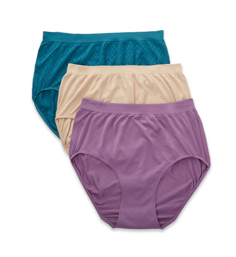 Bali Womens Bali Dfak88 Comfort Revolution Microfiber Brief Panty