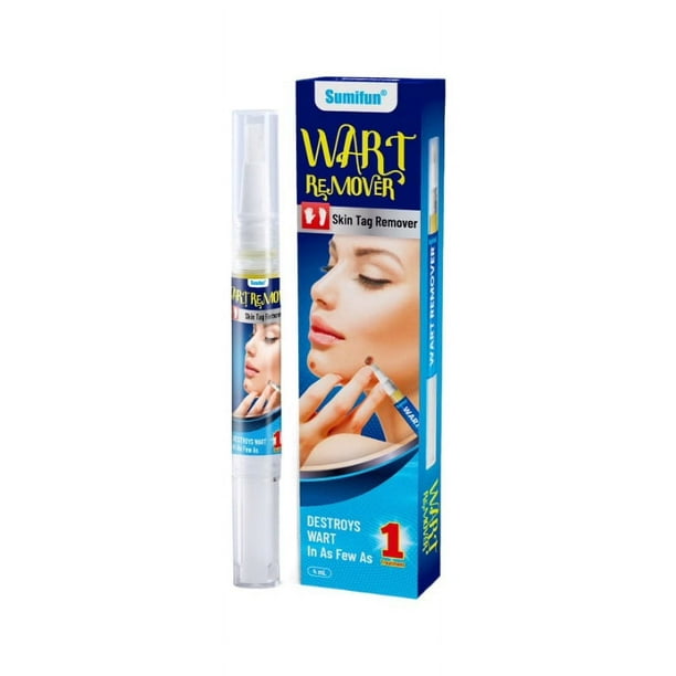 Wart Removal Pen - Skin Smoothing Liquid for Facial Warts and Moles ...