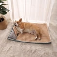 Bvdfgk Mat Sleeping Pad with Pillow Blanket for Animals Coffee 97x66x4 ...