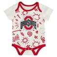 Infant Outerstuff Ohio State Buckeyes All Day Play Three-Piece Bodysuit ...