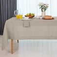 Black Linen Tablecloth 60 x 120 Inch - Pure Linen Tablecloth for ...