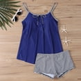 CIENVNSTG Womens Two Piece Tankini Swimsuit Tummy Control Pleated ...