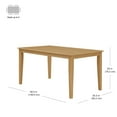 Better Homes & Gardens Bankston Dining Table - Natural Pine - Walmart.com
