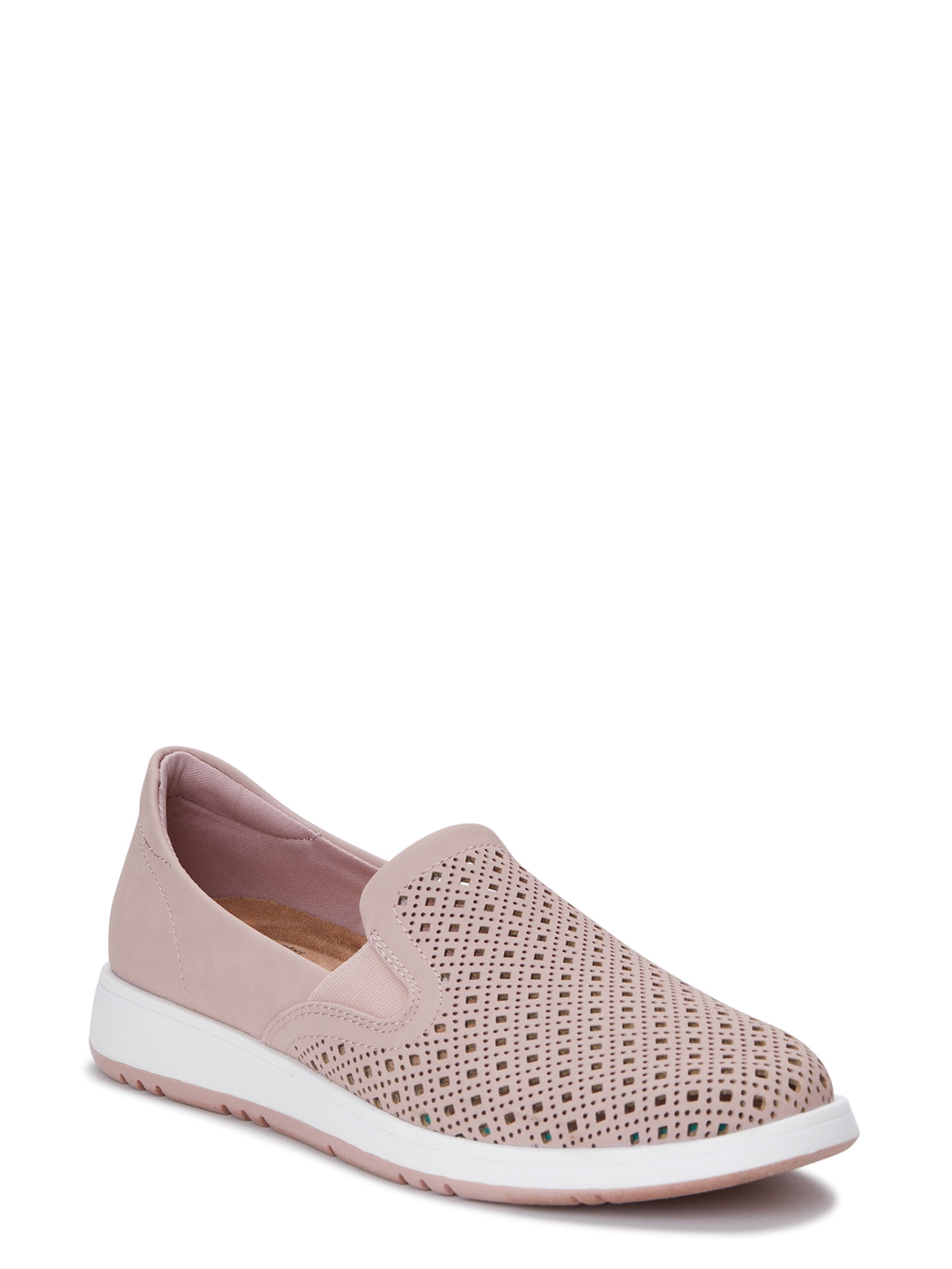 Time and Tru Women's Comfort Laser Slip-On Shoes - Walmart.com