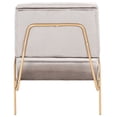 SAFAVIEH Romilly Modern Glam Velvet Accent Chair, Hazel Wood - Walmart.com