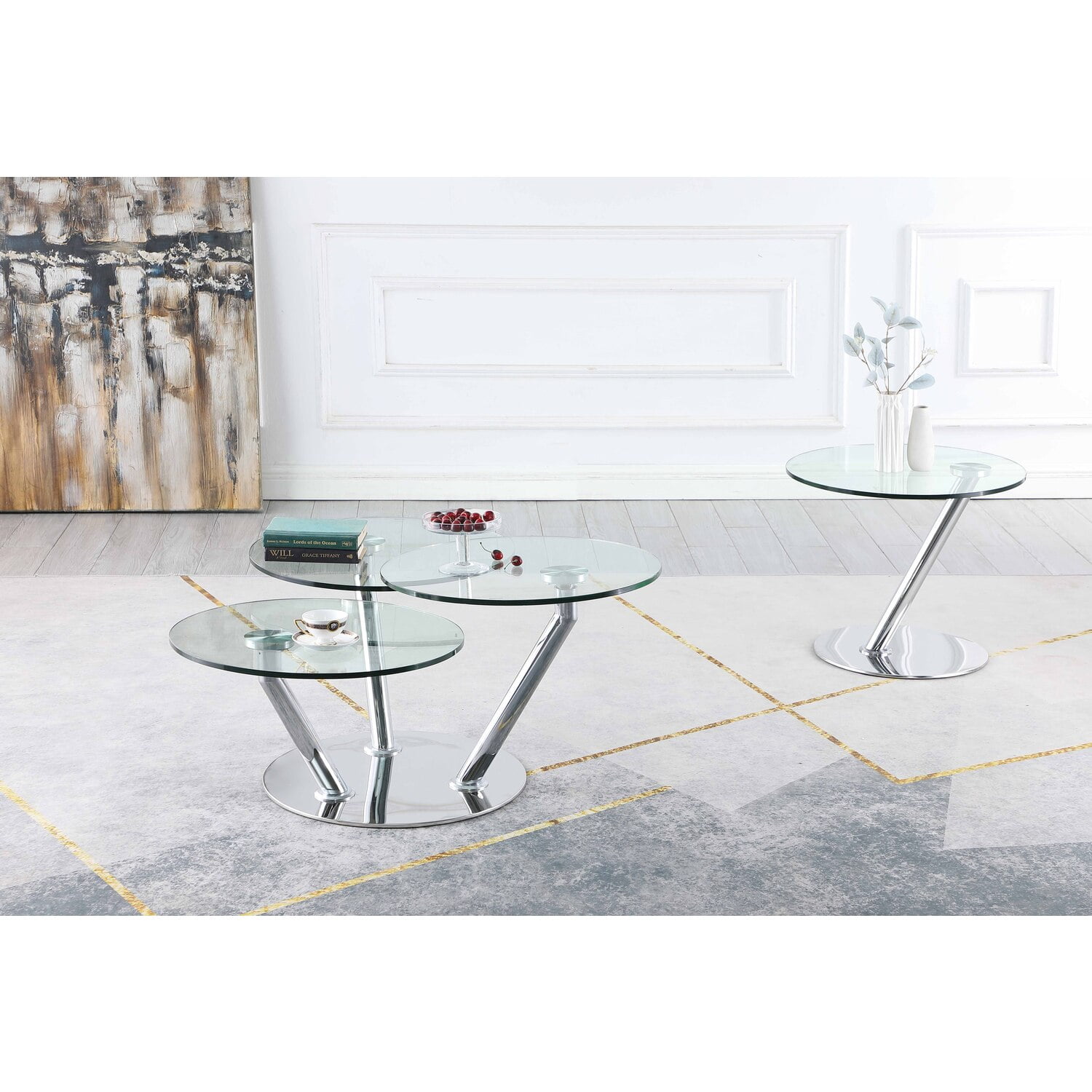 Chintaly Steel Motion Table Pedestal - Walmart.com