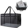 Insulated Delivery Bag With Hard Bottom, XXXL Pizze Cooler Bags ...