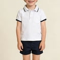 Boys Short Set - 2 Piece Kids Polo Shirt & Twill Boys Shorts - Summer ...