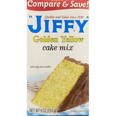 JIFFY Golden Yellow Cake Mix 9 OZ Box - Walmart.com