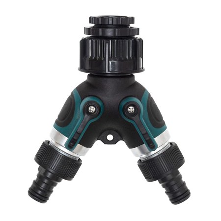 Tatum88 2 Way 1, 1/2 & 3/4 Inch Garden Hose Distributor - Garden Hose Y ...