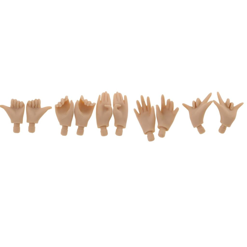 5 pares de articulaciones de del cuerpo móvil lele mixta para DIY ...