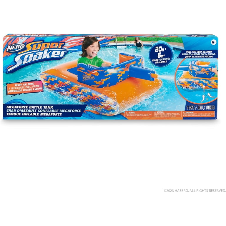 Mini Electric Jet Boat Nerf Super Soaker Megaforce Battle Tank Ride-On ...
