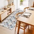 Area Rug 2x6ft Retro Moroccan Lattice Area Rugs for Kitchen Runner Rug ...