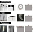 2pc Window Curtains Fake window scenery Machine Washable Fabric Without ...