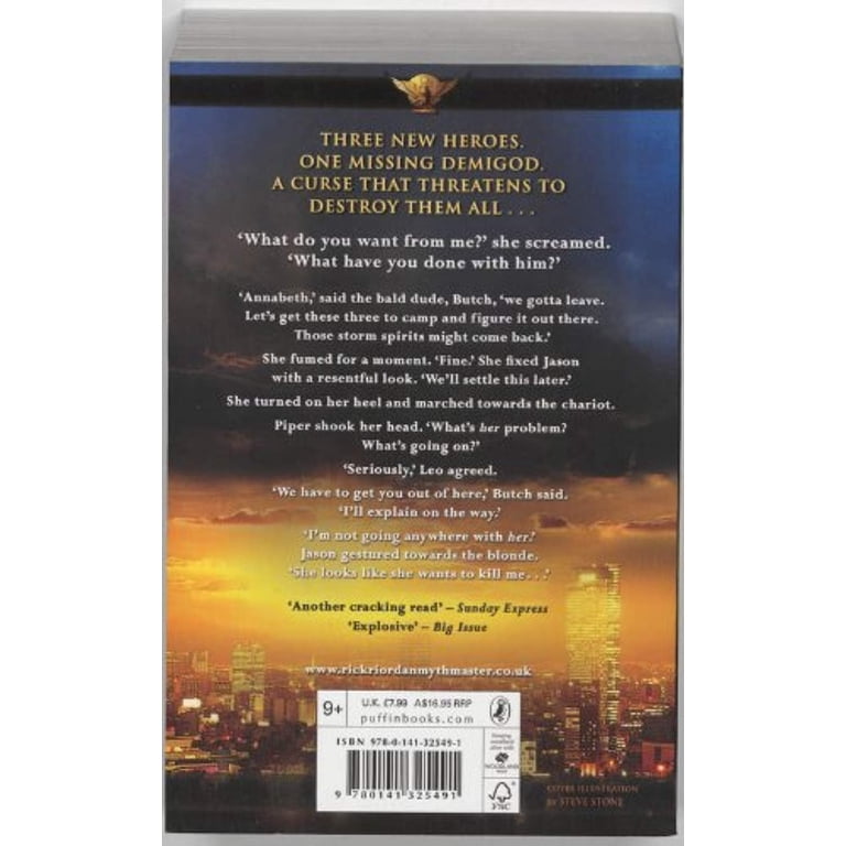 The Lost Hero Back Cover