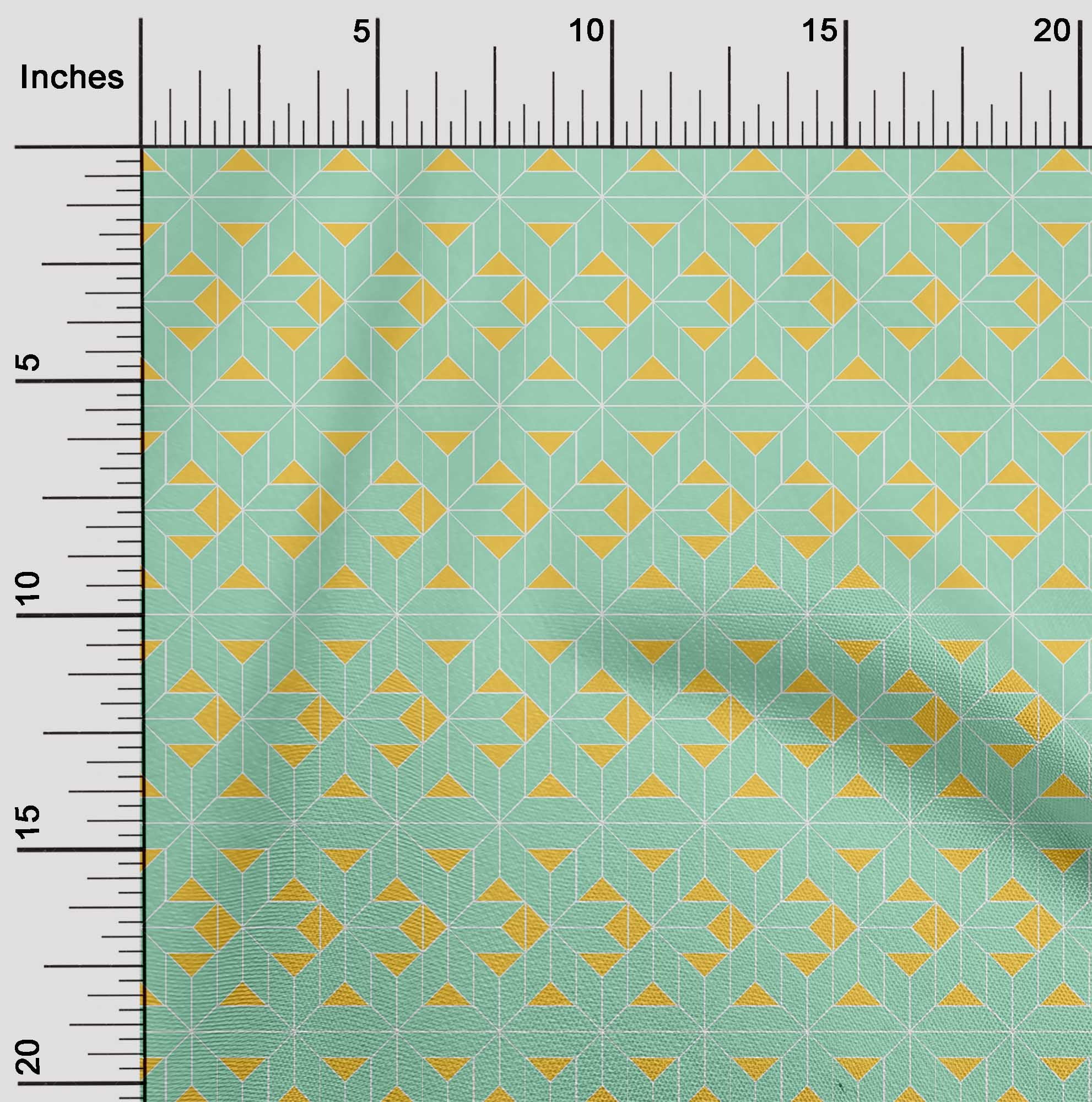 oneOone Viscose Chiffon Fabric Square|Diamond & Triangle Geometric ...