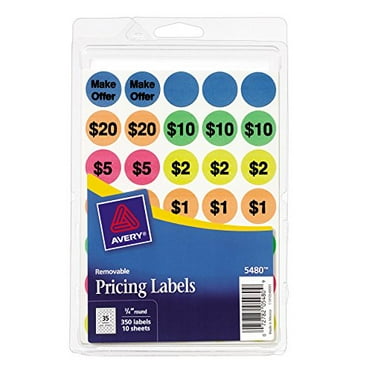 Avery Self-Adhesive Removable Laser Id Labels, White, 8.5 x 11 inches ...