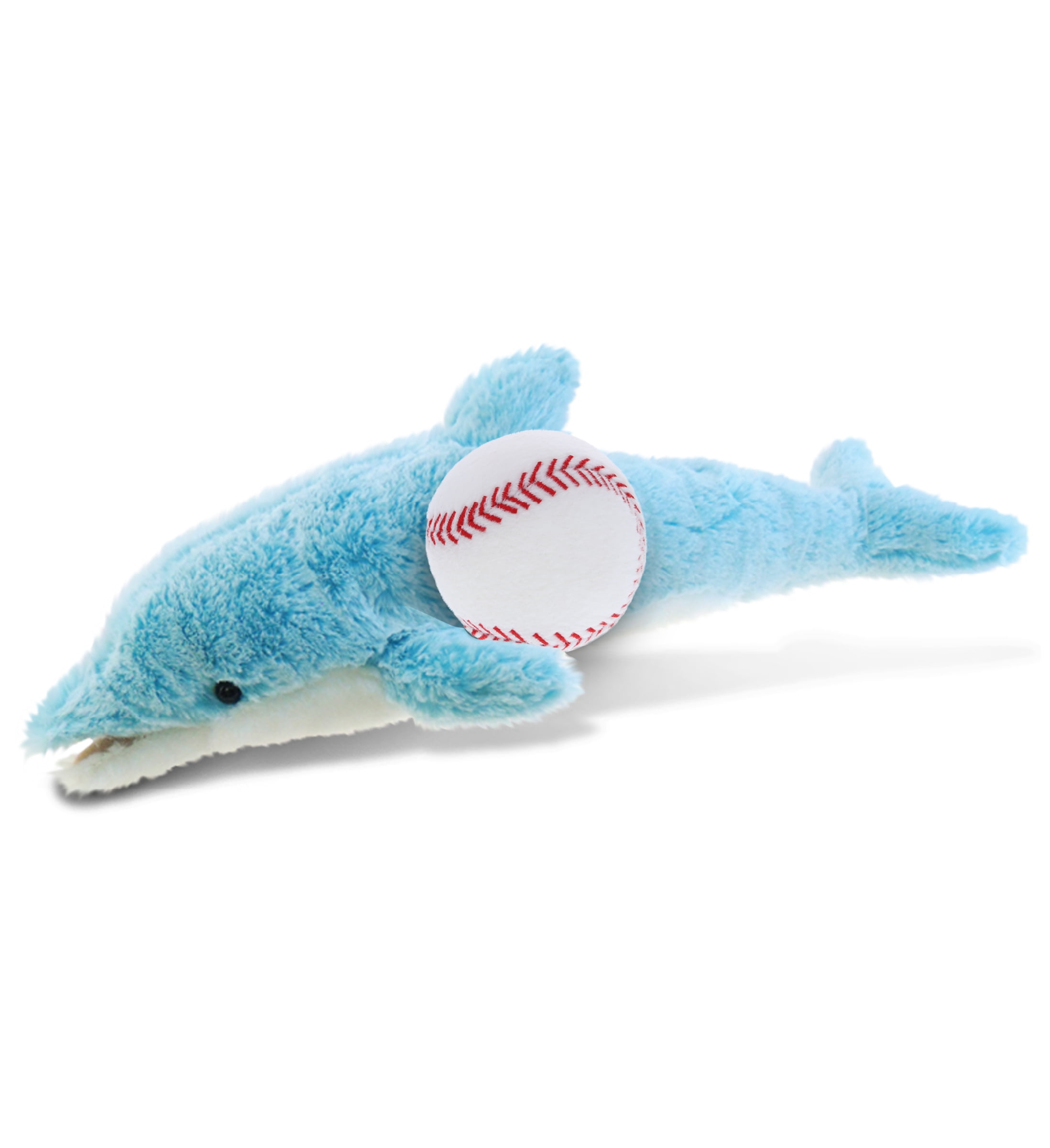 DolliBu Dolphin Small Stuffed Animal with Baseball Plush - Soft ...