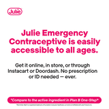 Julie Emergency Contraceptive Pill, 1 Count - Walmart.com
