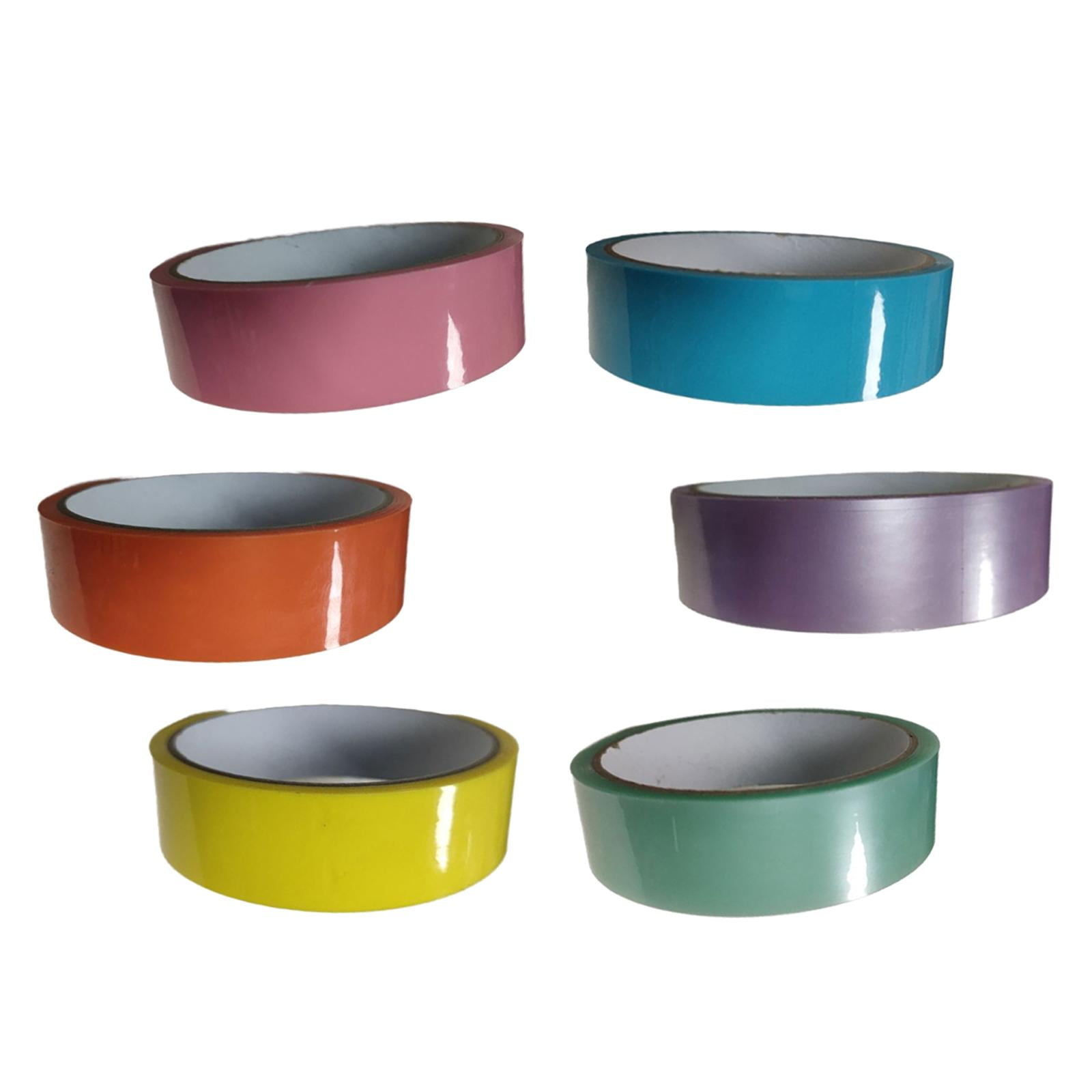6x 15 Meter Funny Sticky Ball Tapes DIY Supplies Rolling Tape Sensory ...