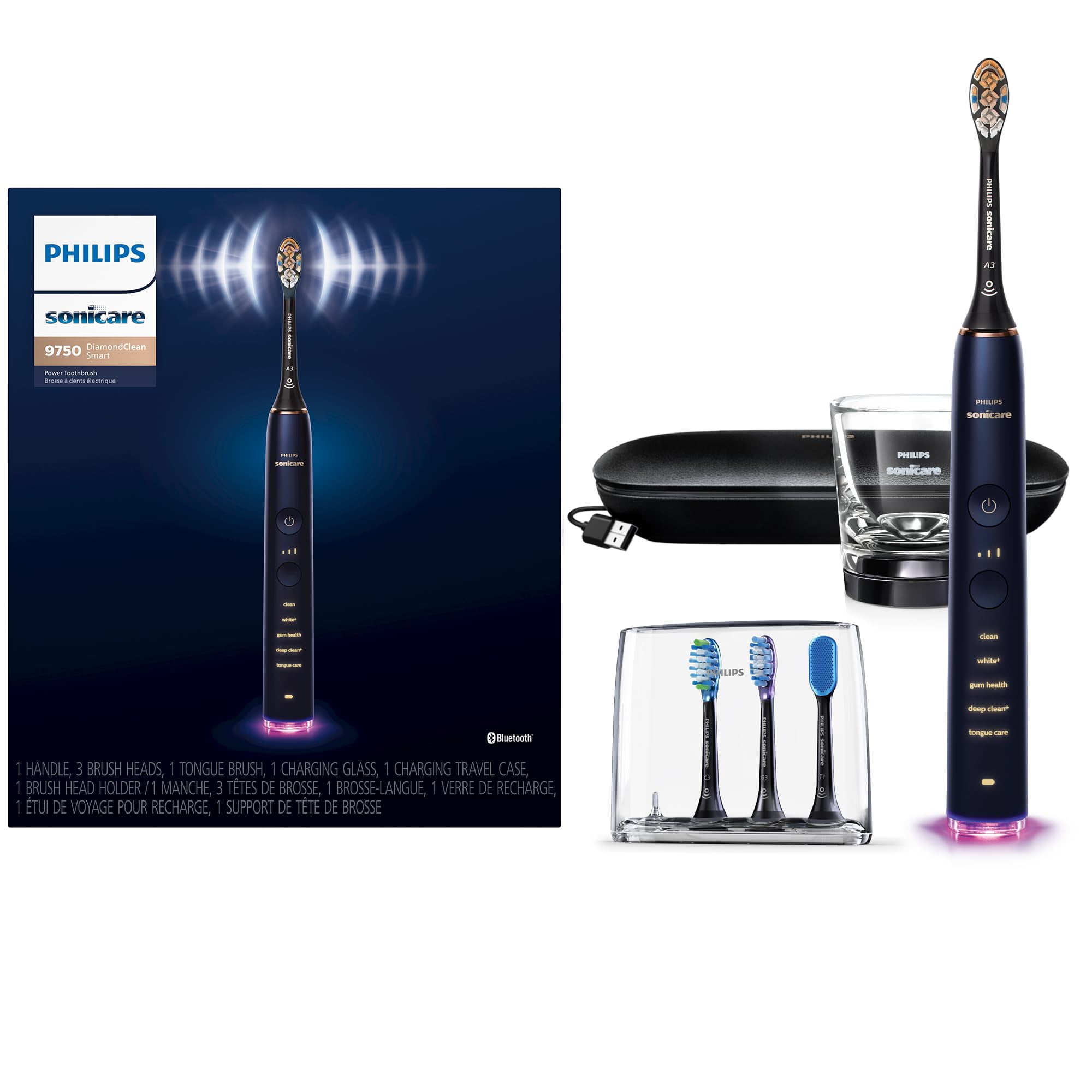 Philips Sonicare DiamondClean Smart 9750 Lunar Blue, HX9954/74 - Walmart.ca