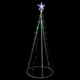 5' Red and Green LED Lighted Twinkling Christmas Tree Outdoor Decor ...