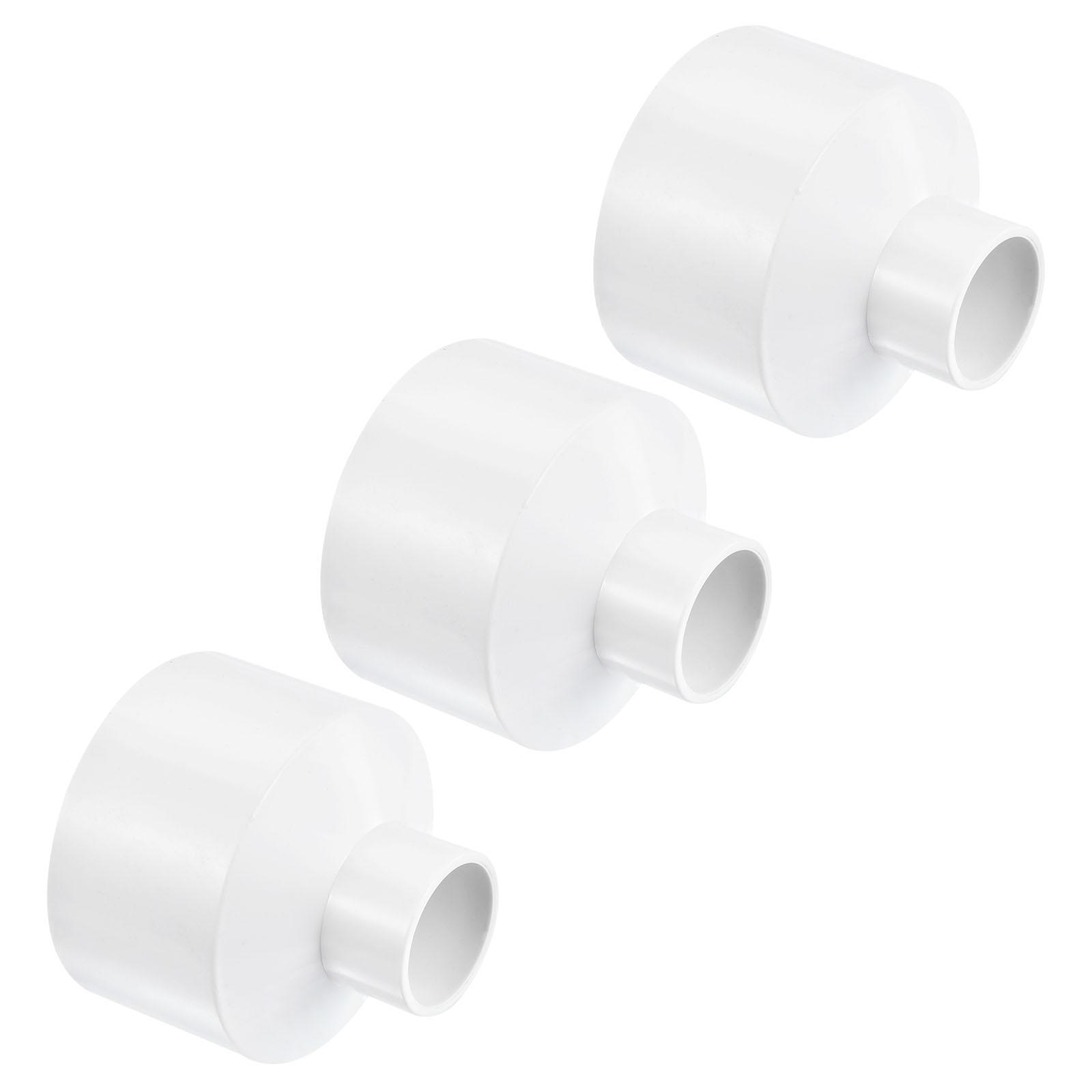 Uxcell 75mm to 32mm ID PVC Reducer Pipe Fitting Straight Adapter ...