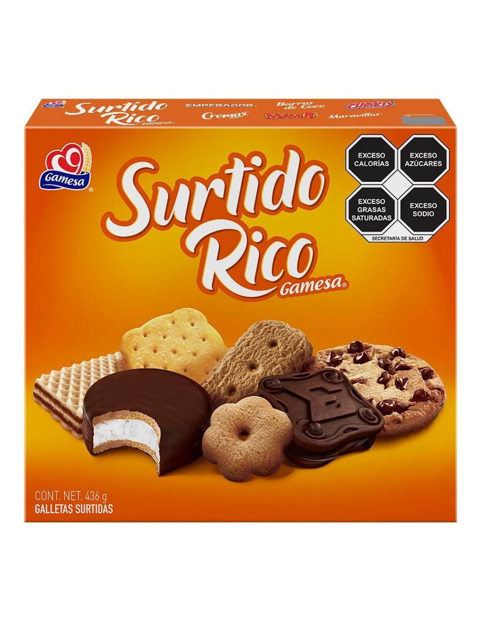 Pack de 12 Galletas Gamesa Surtido Rico de 436g Gamesa 436g | Walmart ...