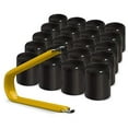 ColorLugs Vinyl Lug Nut Cover | Black | Flexible Fit Wheel Lug Nut Cap ...