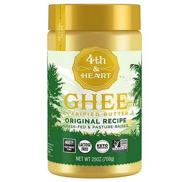 4th & Heart Original Recipe Ghee Clarified Butter, 9 oz - Walmart.com