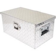 BENTISM Truck Tool Box 30"x13"x9.6" Heavy Duty Aluminum Bar Tread Tool Box for Pick Up Truck Bed ...