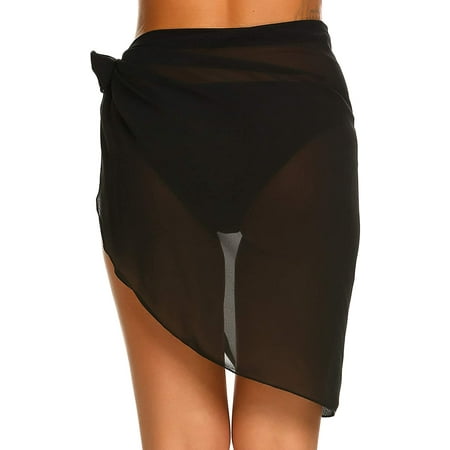 Women Short Sarongs Beach Wrap Sheer Bikini Wraps Chiffon Cover Ups for Swimwear | Walmart Canada