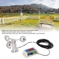 Wind Speed Alarm Device 3 Fan Blades, Tower Crane Anemometer with Three ...