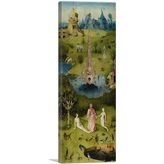 ARTCANVAS The Garden of Earthly Delights - Heaven Panel 1515 Canvas Art ...