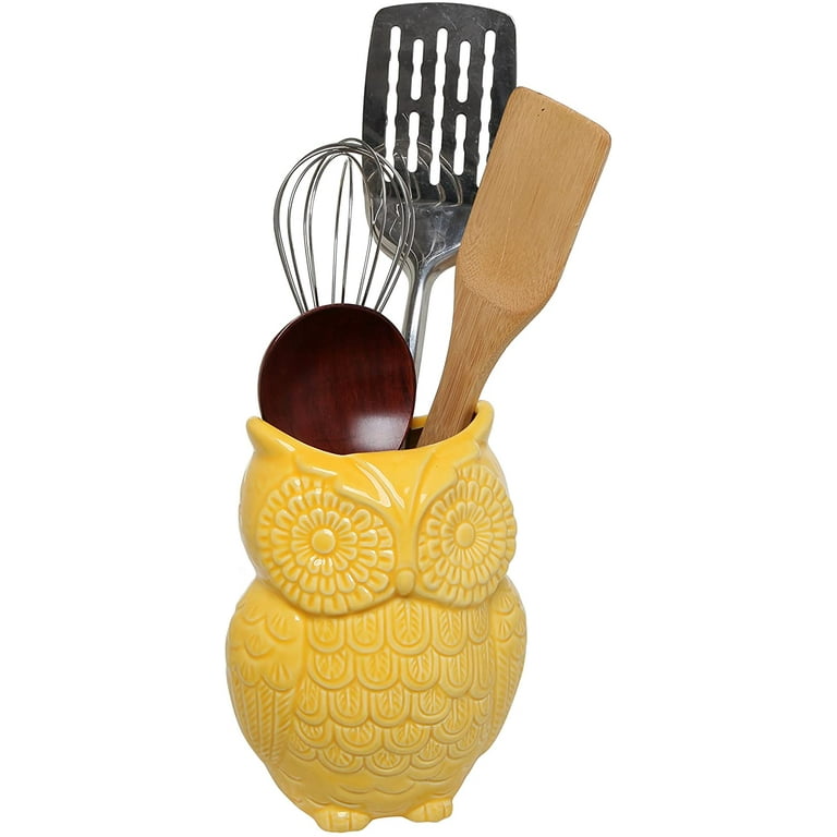 Yellow Kitchen Utensil Holder